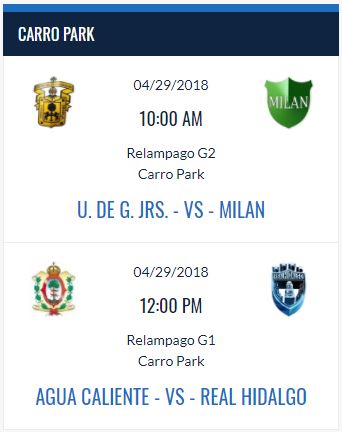 Relampago Carro Park – Santa Barbara Central Coast Soccer League